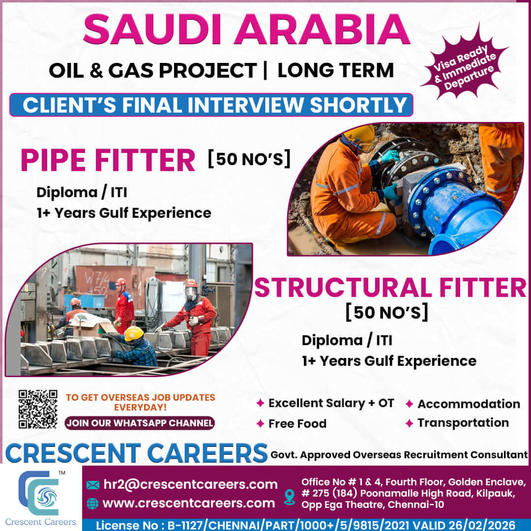 Get all the Job Postings of Employer Crescent Careers from India